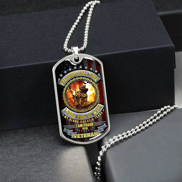 Gift for veteran, Military Gift, Veterans Day, veteran dog tag, US Arm ...