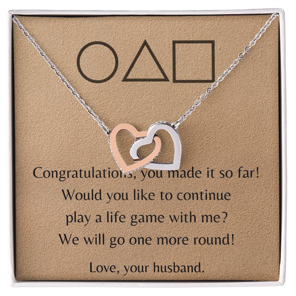 One More Round Necklace Interlocking Hearts Necklace – Heartstring ...