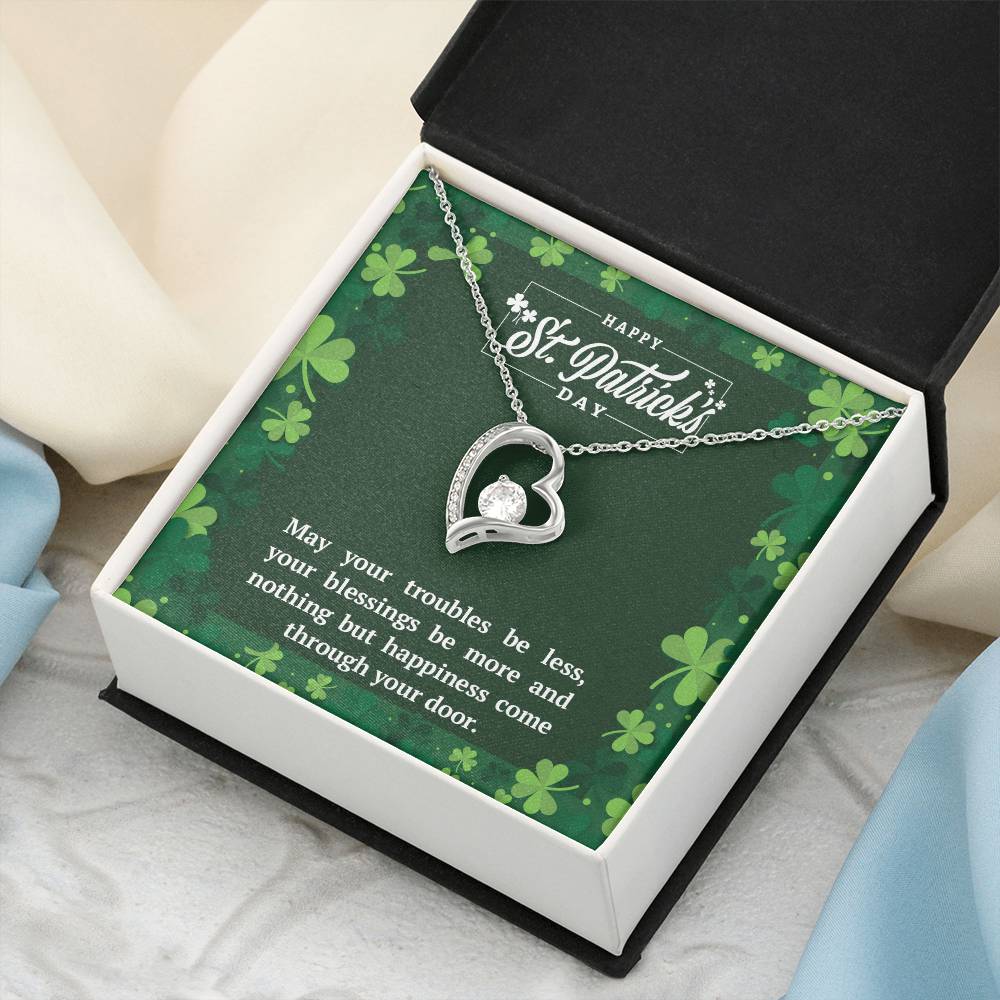 May Your Troubles Be Less Forever Love Necklace – Heartstring Treasures